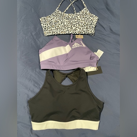 NVGTN | Tops | 3 Sports Bras Nvgtn Adidas Shein And Gym Shark Camo Size ...